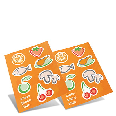 Custom Sticker Sheets - Trade only digital printing services